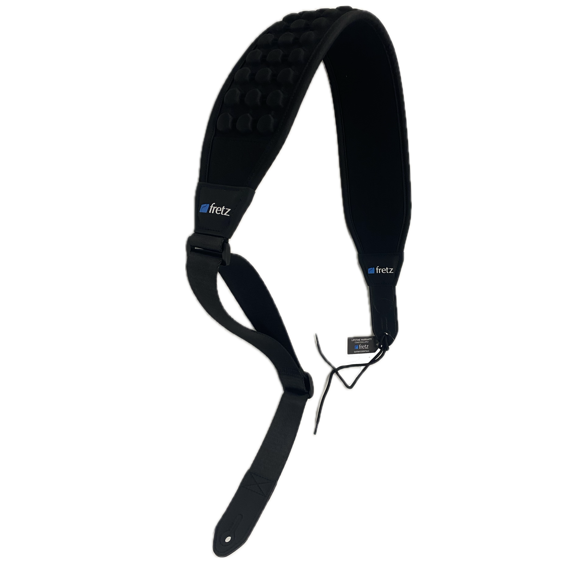 Fretz FGST-SR1-BLK Neoprene 3.3" Cushion Guitar Strap (Black ...